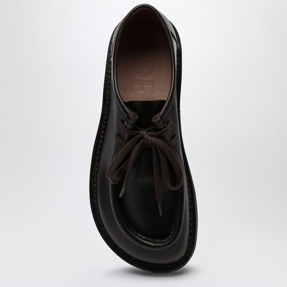 Loewe | Shoes | Loewe Dark Brown Faro Leather Laceup Men | Poshmark